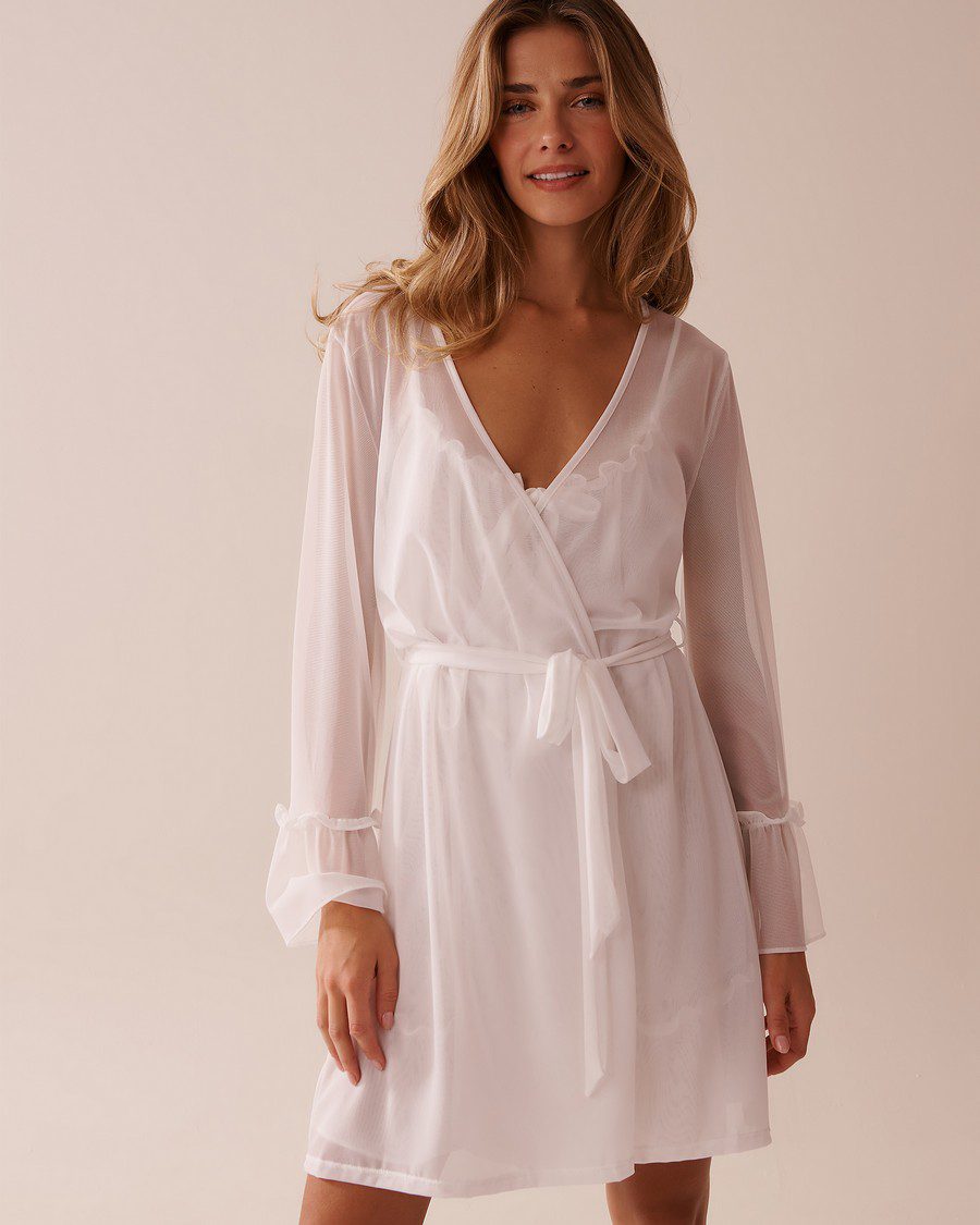 Short Mesh Kimono - Labesny